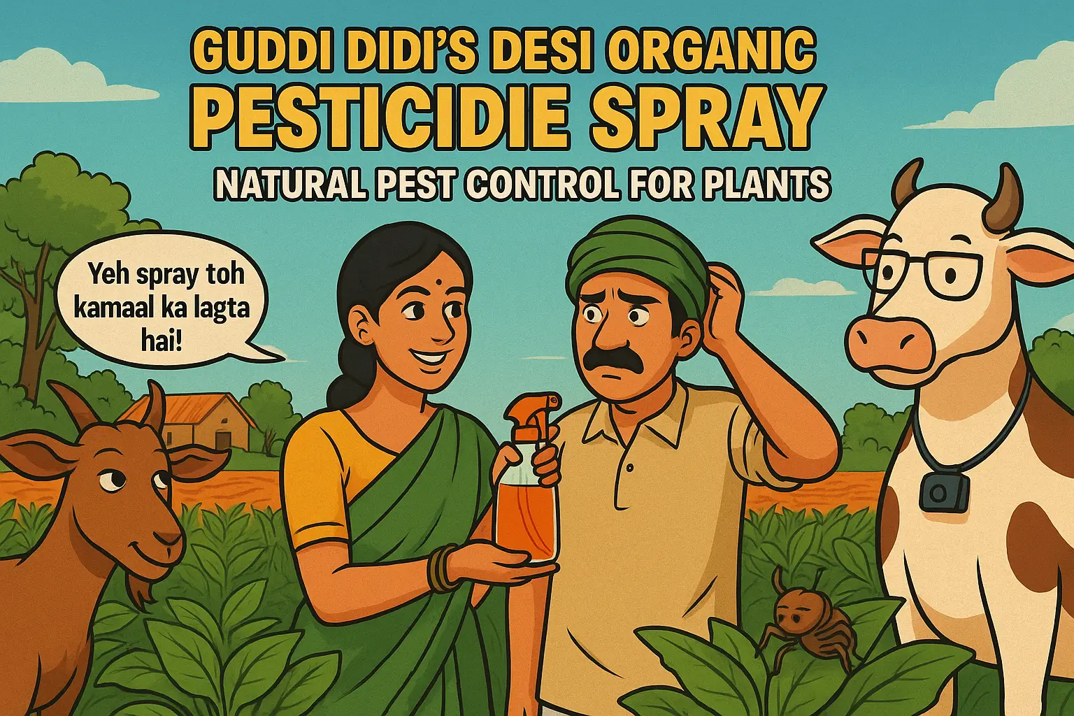 Desi Organic Pesticide Spray – Natural Pest Control for crop